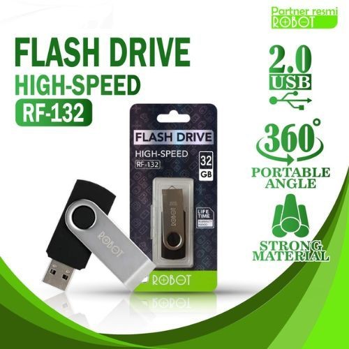 Jual Flashdisk ROBOT 4GB / 8GB / 16GB / 32GB USB 2.0 Fd Robot RF104 / RF108 / RF116 / RF132 ...