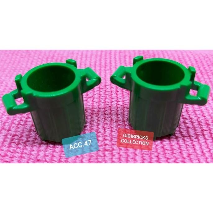 Jual Ori Lego Lego Part Original Acc.47 Green Container, Trash Can ...