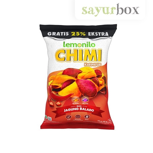 Jual Lemonilo Keripik Ubi Chimi Balado 40 - 50 gram Sayurbox | Shopee ...