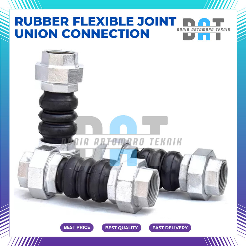 Jual 2" Rubber Flexible Joint Twinflex Watermur Drat Union Connection ...