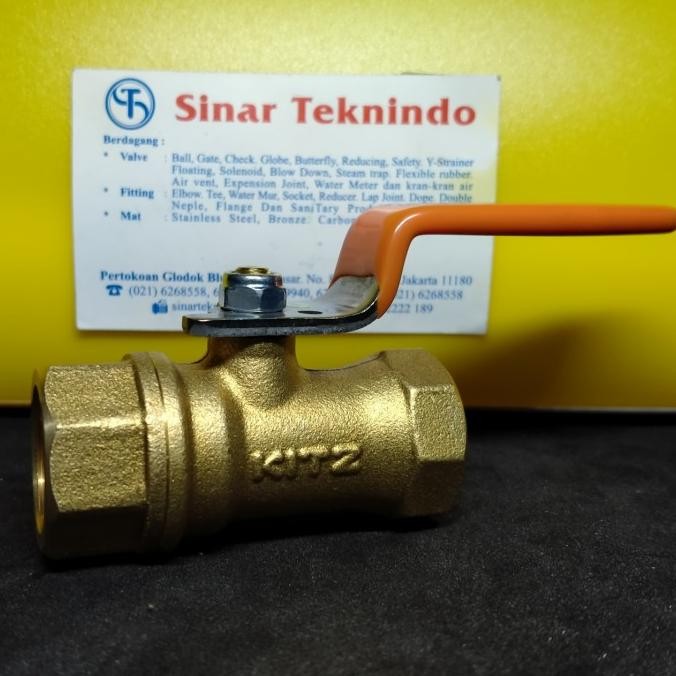 Jual Stop Kran/Ball Valve Kitazawa (Kitz) Bronze 400 Wog "1/2 Inch" | Shopee Indonesia