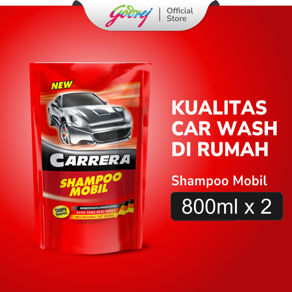 Jual Carrera Shampoo Mobil 800 Ml x2 | Shopee Indonesia