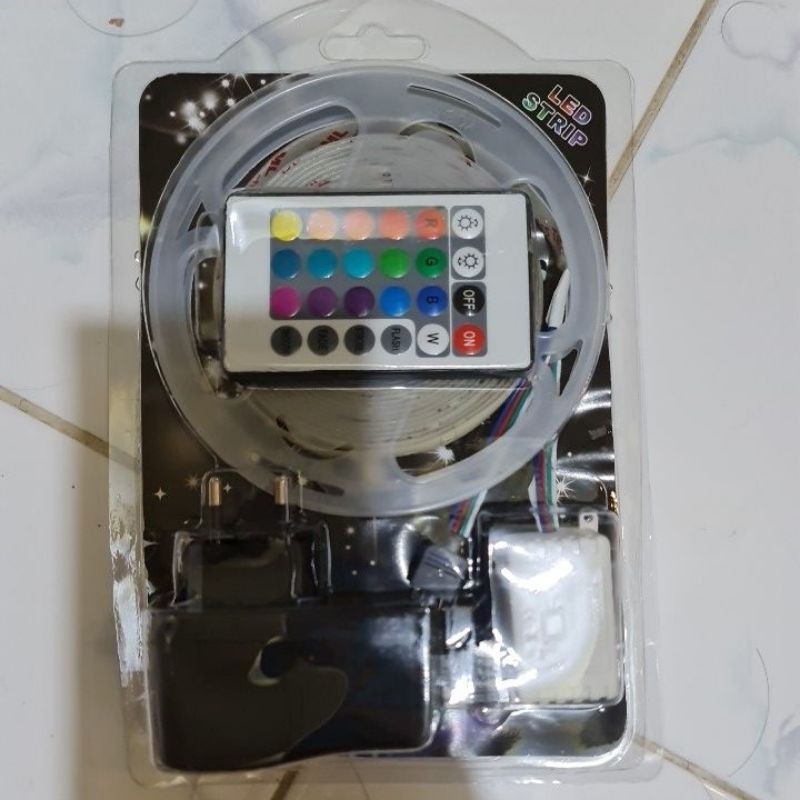 Jual Lampu LED string running RGB 10M full,sensor suara tahan air/bisa ...