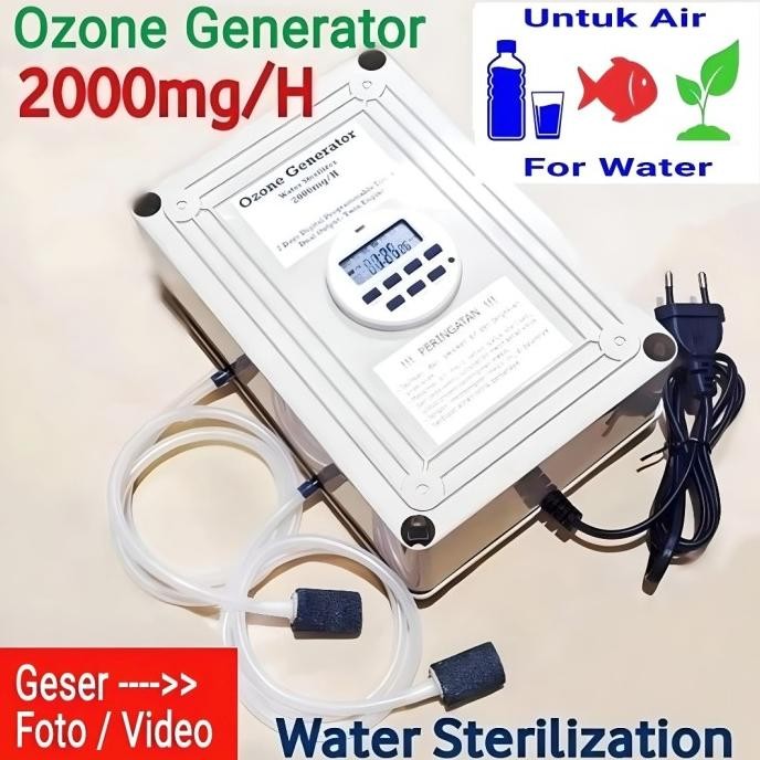 Jual Ozone Generator 220v 2000mg Water Ozonizer Germicidal Sterilizer | Shopee Indonesia