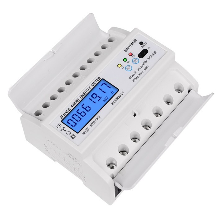 Jual Electric 3 Phase Energy Meter Monitor Rs485 Modbus Rtu 400V ...