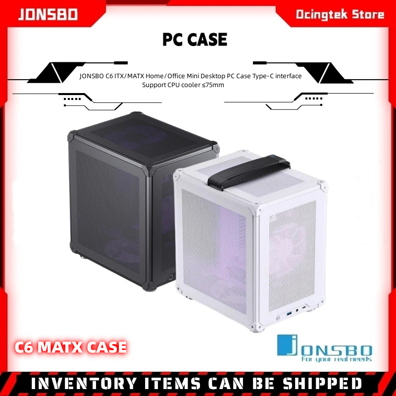 Jual JONSBO C6 ITX/MATX Casing PC Desktop Mini Rumah/Kantor Antarmuka ...