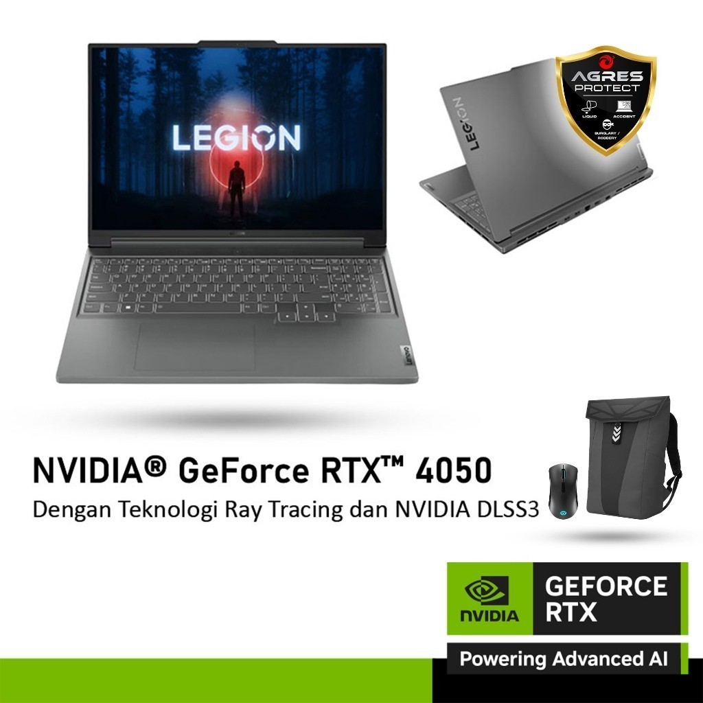 Jual LENOVO LEGION SLIM 5 GeForce RTX™ 4050 - i7 13700H 16GB RAM 512GB ...