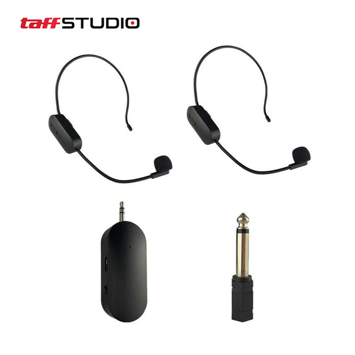 Jual Mic Wireless Call Center Guru Dosen Rechargeable Uhf Microphone Model Bando Plug And Play ...