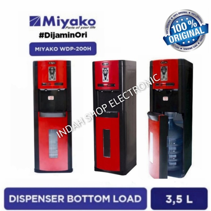 Jual Dispenser Miyako Wdp 200 Galon Bawah (Hot & Normal) | Shopee Indonesia