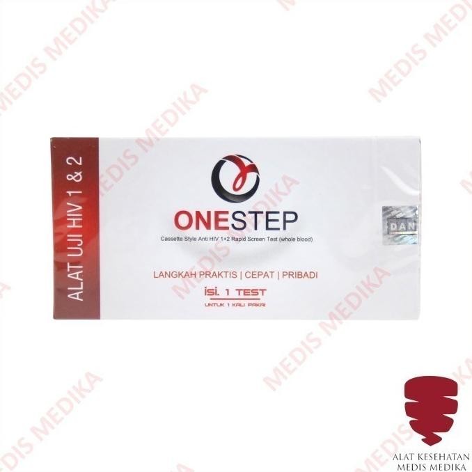 Jual Onestep Alat Tes HIV Test Diagnosa Cek Kesehatan Uji AIDS One Step ...