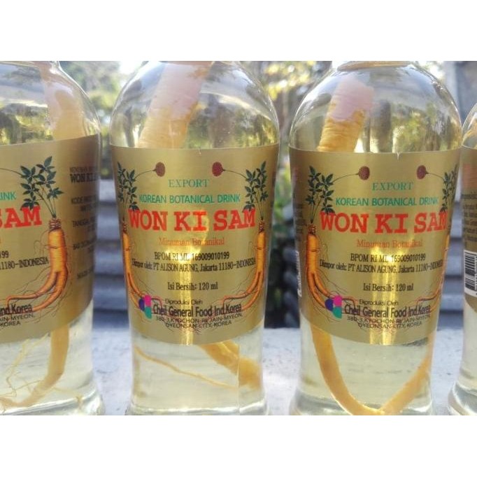 Jual Minuman Suplemen Kesehatan Ginseng Asli Korea WON KI SAM | Shopee ...