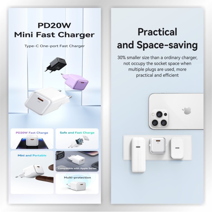 Jual X-Ron Adapter Fast Charger Single Port Pd20W Vna | Shopee Indonesia