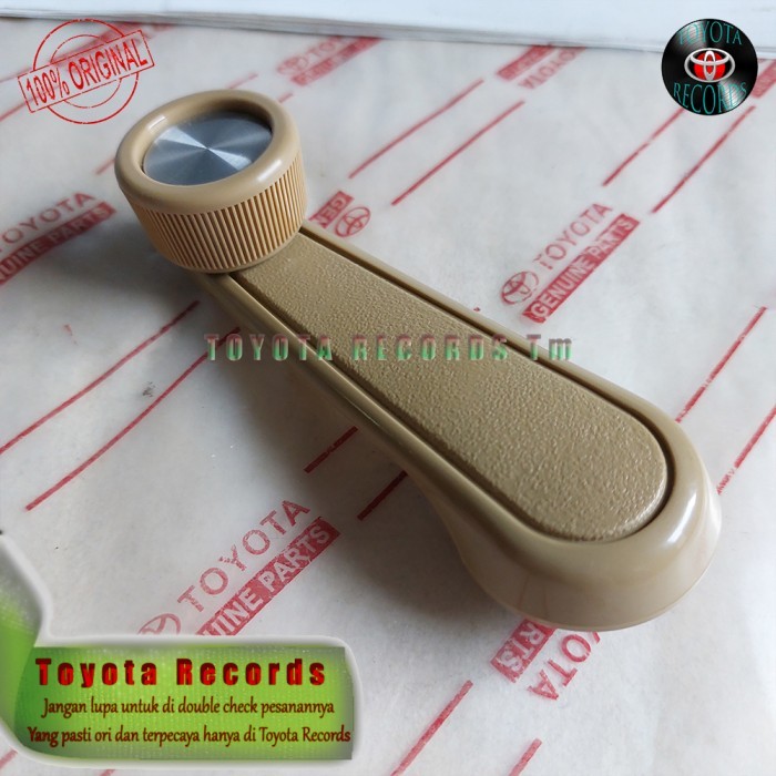 Jual HANDLE PUTERAN JENDELA KACA HARDTOP CREAM ORIGINAL TOYOTA 69260 ...