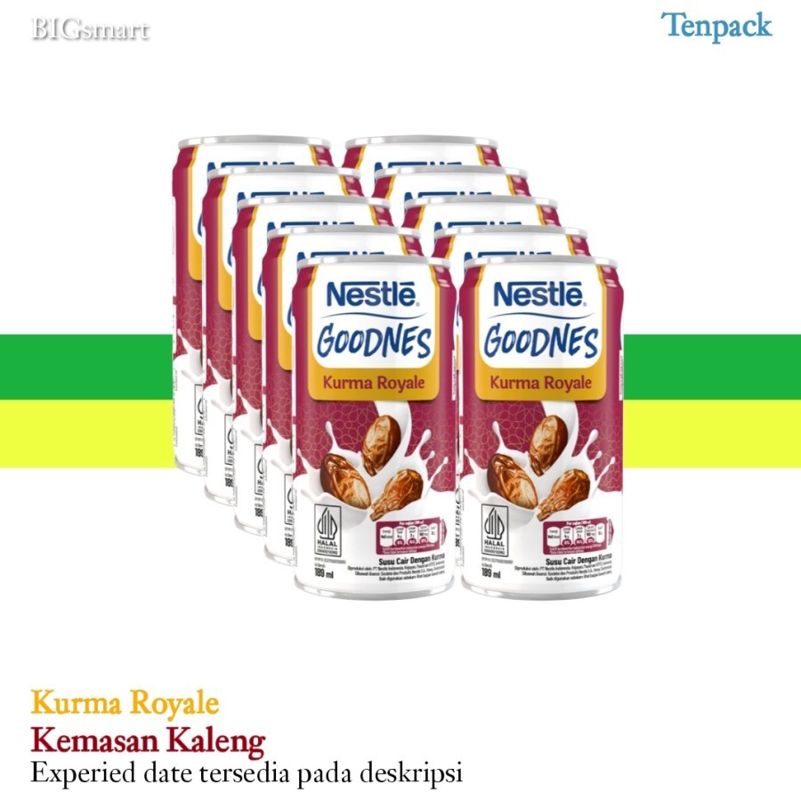 Jual Nestle Goodnes Kurma Royale Susu Cair dengan Kurma 189 ml - Tenpack | Shopee Indonesia
