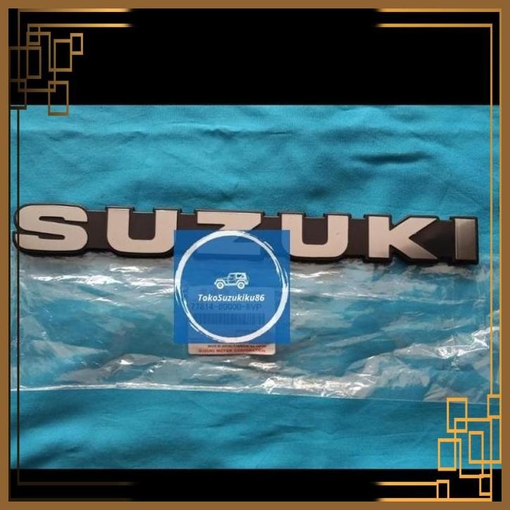 Jual [TSK] EMBLEM LOGO "SUZUKI" KAP MESIN SUZUKI JIMNY/KATANA/SIERRA ORIGINAL SGP | Shopee Indonesia