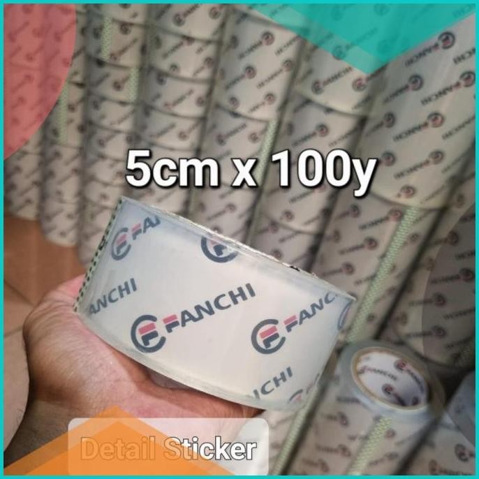 Jual Transfer Tape Film Masking Tape Fanchi Laminasi Sticker 5cm x 100y ...