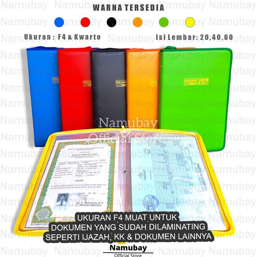 Jual Kekinian Dokumen Keeper Isi 20,40,60 Lembar/Dokumen Keeper Resleting/Map Anti Air/Map ...