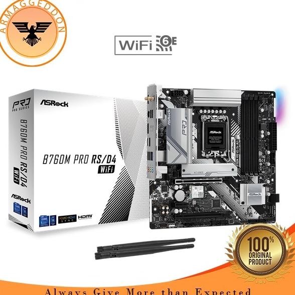 Jual HARGA DISC - Motherboard AsRock B760M Pro RS/D4 WIFI - INTEL LGA ...