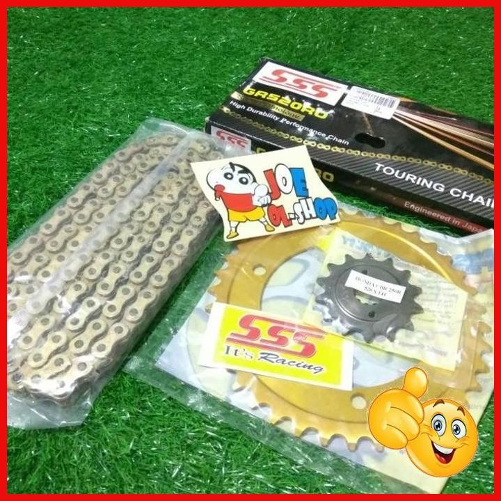 Jual [JAK] gear gir set sss cbr 250 old rantai ro oring | Shopee Indonesia