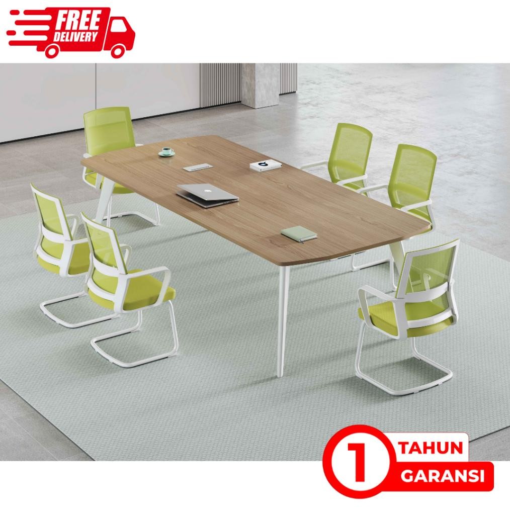 Jual Meja Rapat Modern QZ417 / Meja Meeting / Conference Table | Shopee ...