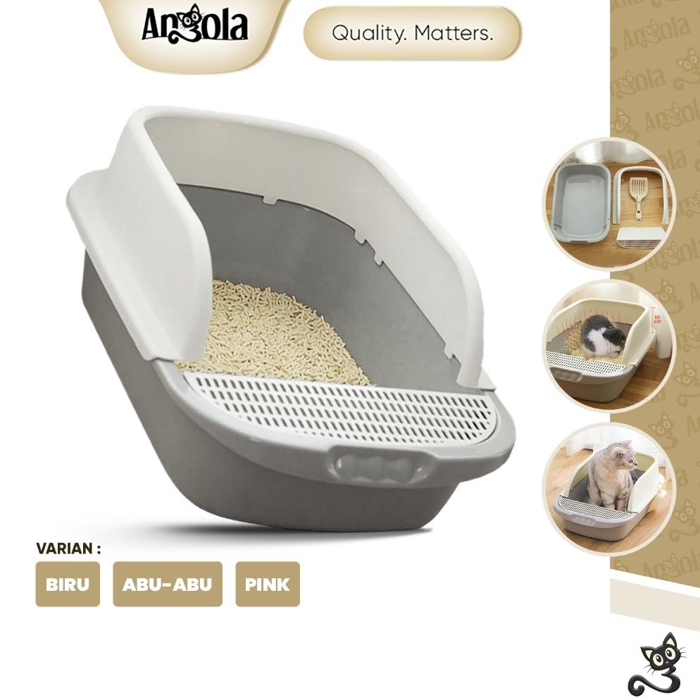 Jual Cat Litter Box M06 Tempat Bak Pasir Kucing Tempat Pup Toilet ...