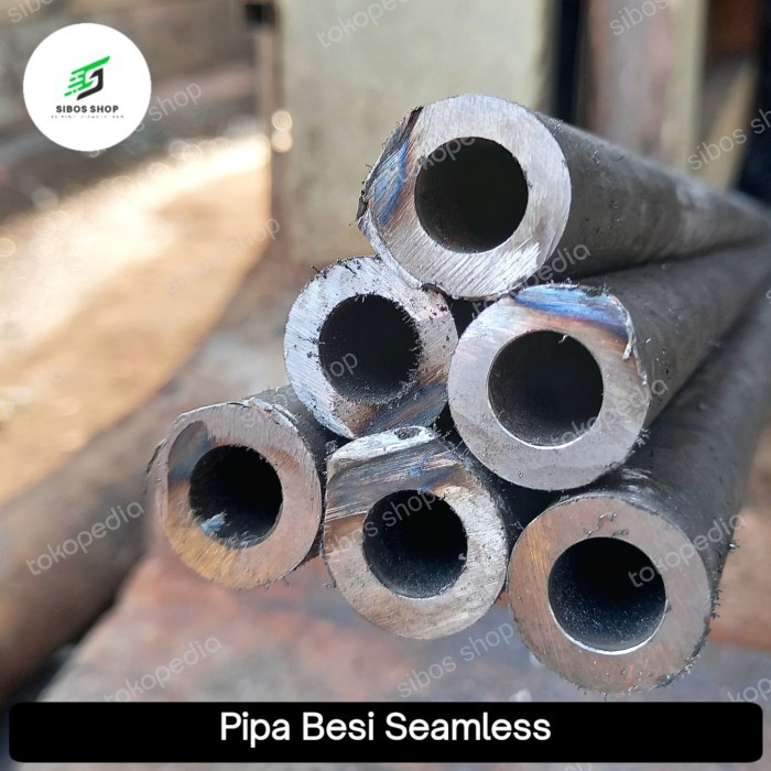 Jual Pipa Besi Seamless Od 19Mm Id 11Mm Tebal 4Mm Panjang 50Cm 100Cm Harga Khusus | Shopee Indonesia