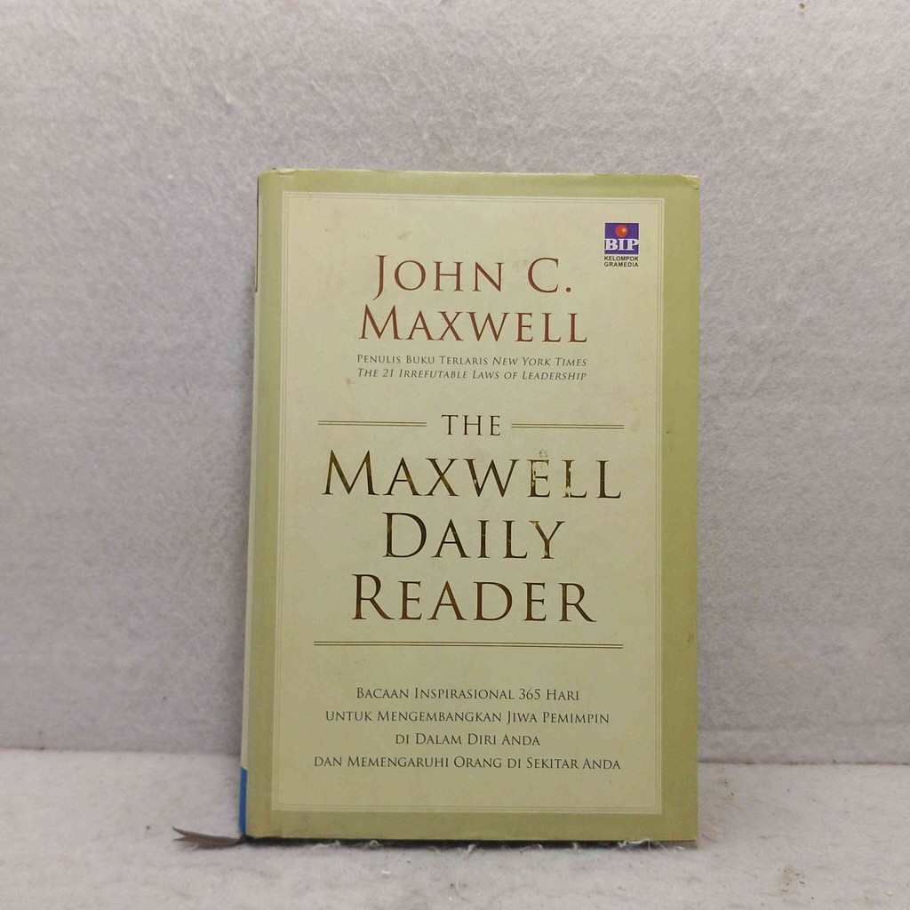 Jual Buku The Maxwell Daily Reader - John C Maxwell | Shopee Indonesia