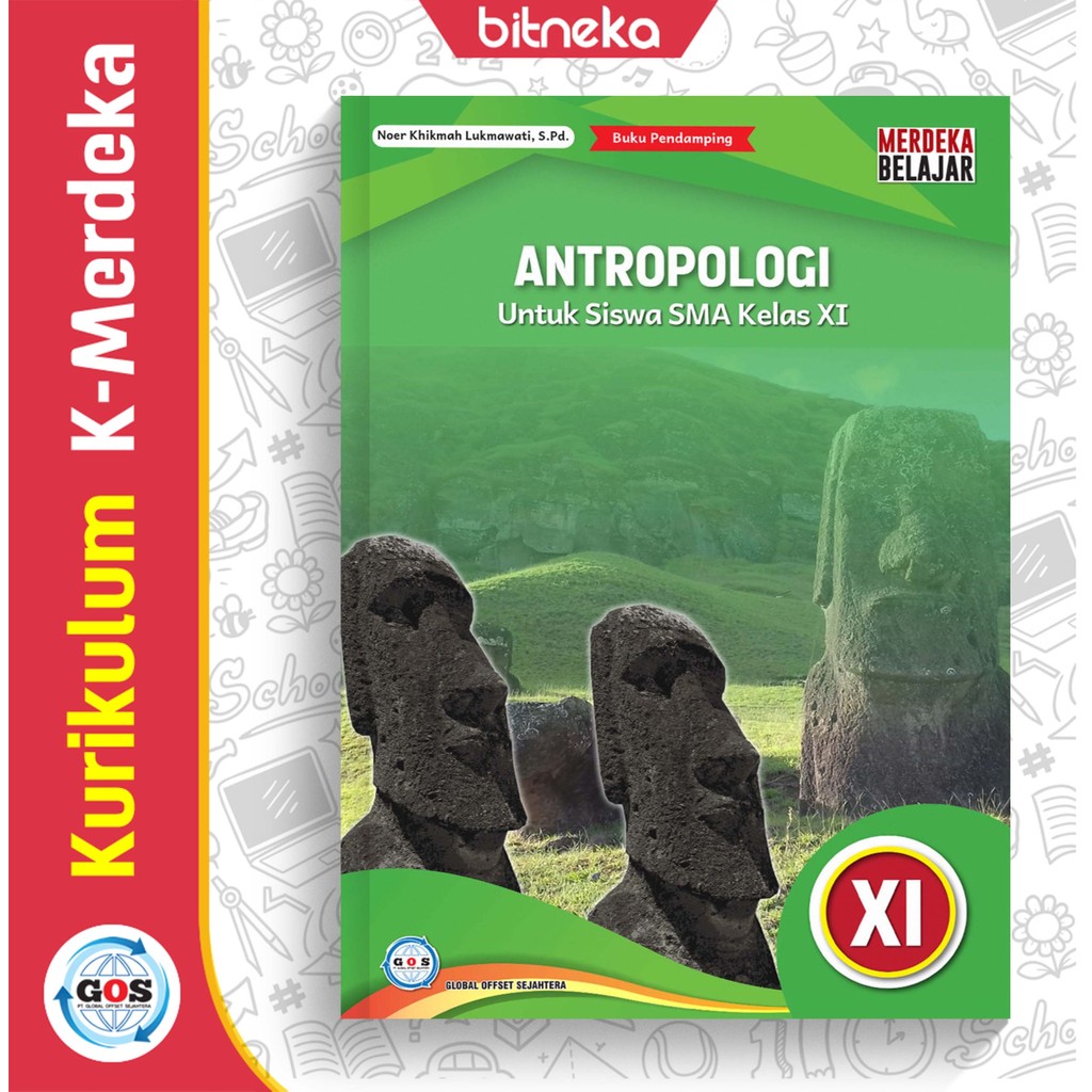 Jual Buku Pendamping Siswa Antropologi SMA/MA Kelas 11 K-Merdeka - GOS | Shopee Indonesia