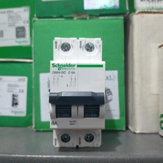 Jual New!! Mcb C60H-Dc 2P 6A A9N61526 Schneider | Shopee Indonesia
