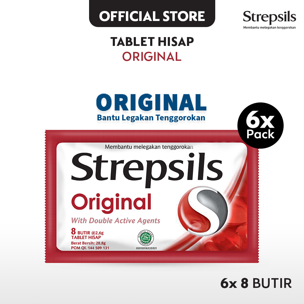 Jual Strepsils Original 8s x6 - Permen (Tablet Hisap) Pelega ...