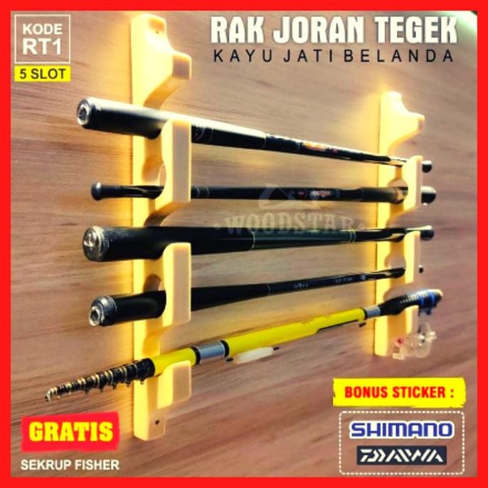 Jual fgk-24 Rak Joran Pancing model Horizontal / Rak Joran Rod Holder ...