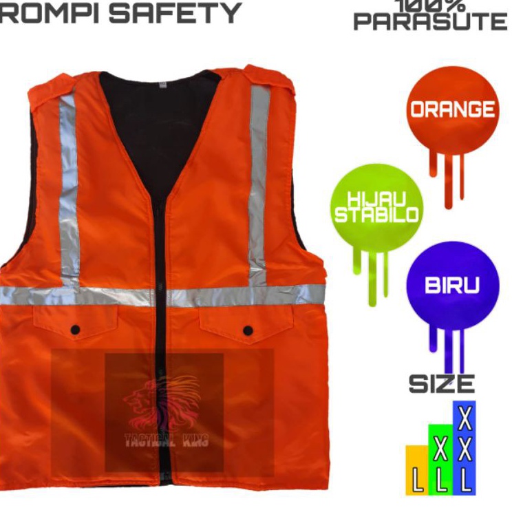 Jual Kode9q4Pe Rompi proyek/rompi parkir/rompi safety/rompi kerja/rompi ...