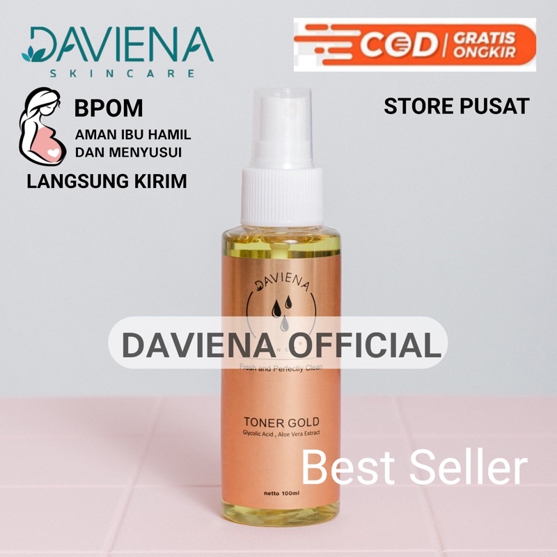 Jual TONER GOLD | DAVIENA SKINCARE | Shopee Indonesia
