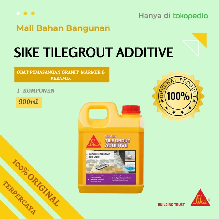 Jual SIKACIM TILE GROUT ADDITIVE 900ML CAIRAN PENGUAT TILE GROUT ...