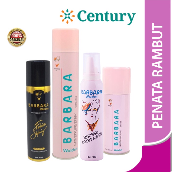 Jual Barbara Hair Spray Extra Hold 280ml & 150ml / Barbara Mousse ...
