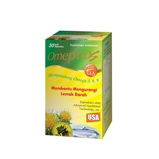 Jual Omepros 30 (ED 08/2024) & 60 Soft Kapsul / Suplemen / Omega 3 ...