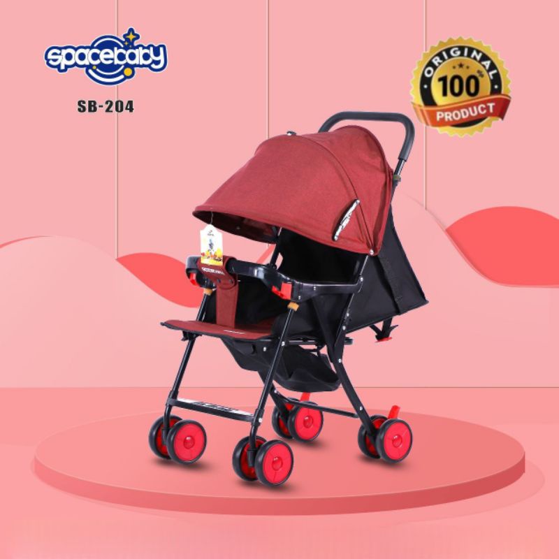 Jual Baby Stroller Space Baby SB 204/214 gagang bisa depan dan belakang ...