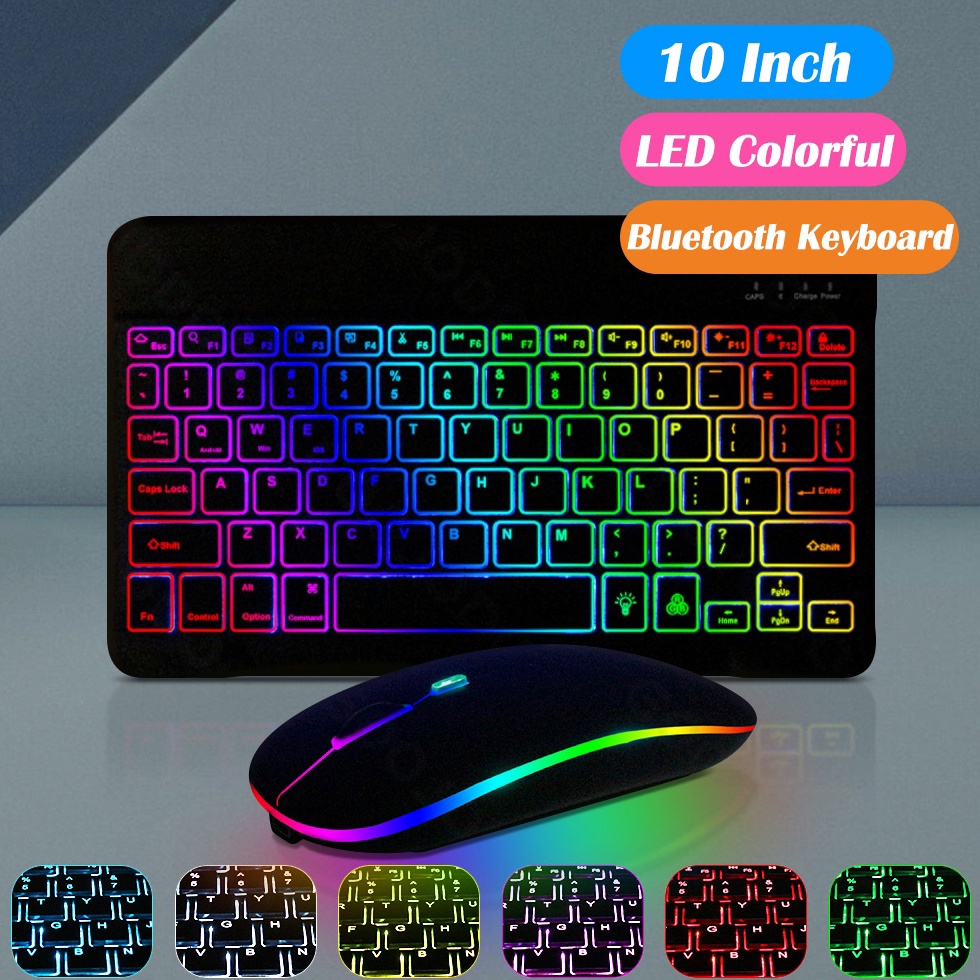 Jual Model Terkini.. 10inch Backlit Keyboard and Mouse Backlight ...