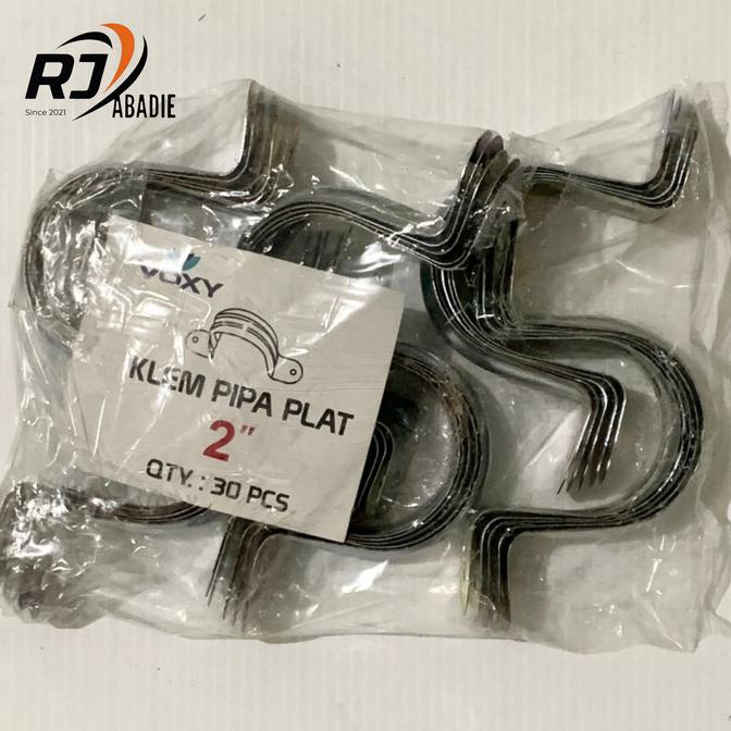 Jual [30PCS] Klem Pipa Plat Seng Clamp Omega Besi UCP VOXY 2" |Terlaris ...