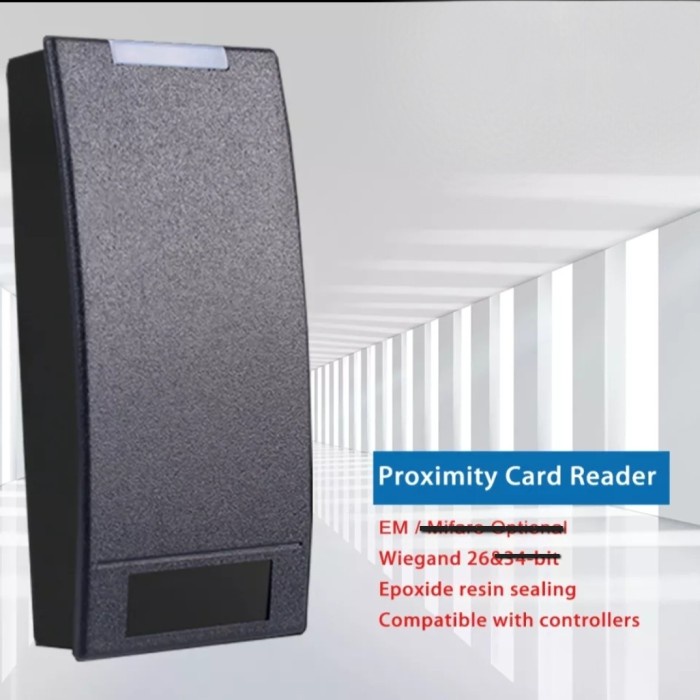 Jual RFID Card Reader Wiegand RFID 125 khz ID Reader Wiegand 13.56 mhz ...