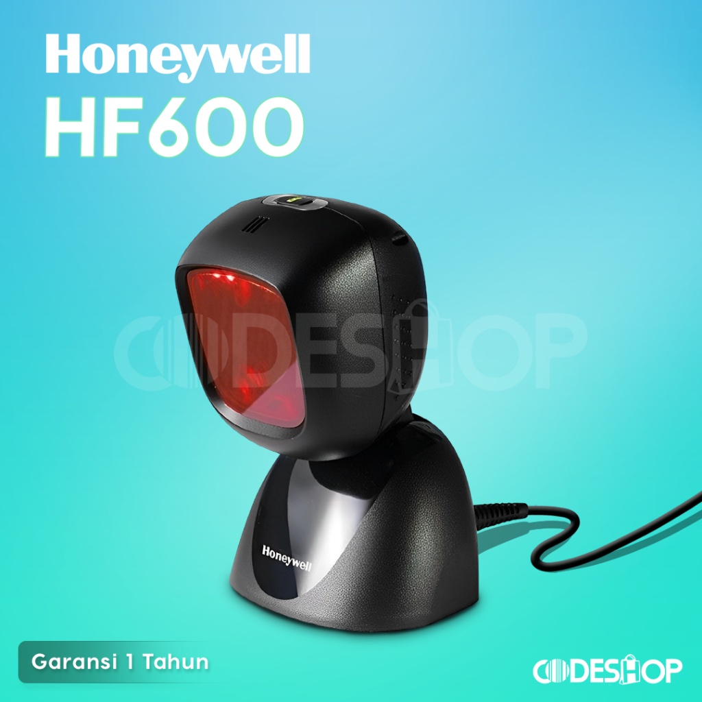 Jual Honeywell HF600 Imager Barcode Scanner 1D & 2D Dimensi ( USB ...