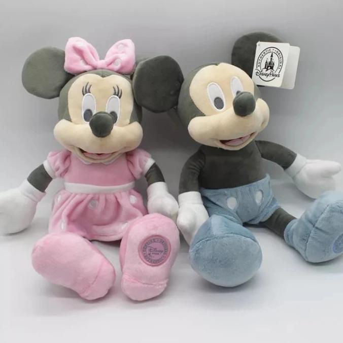 Jual Boneka mickey and minnie mouse fluffy original disney | Shopee ...