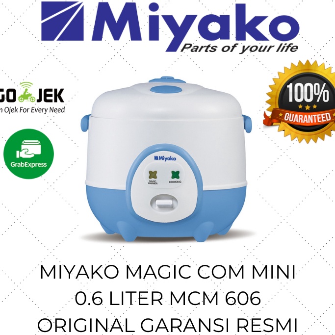 Jual WDR097 Miyako Magic Com Mini 3in1 MCM 606 A 0.6 Liter / Magic Jar ...