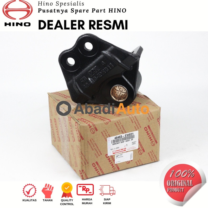 Jual BRACKET SPRING HELPER FR HINO 500 (48403-EW031) ASLI | Shopee ...