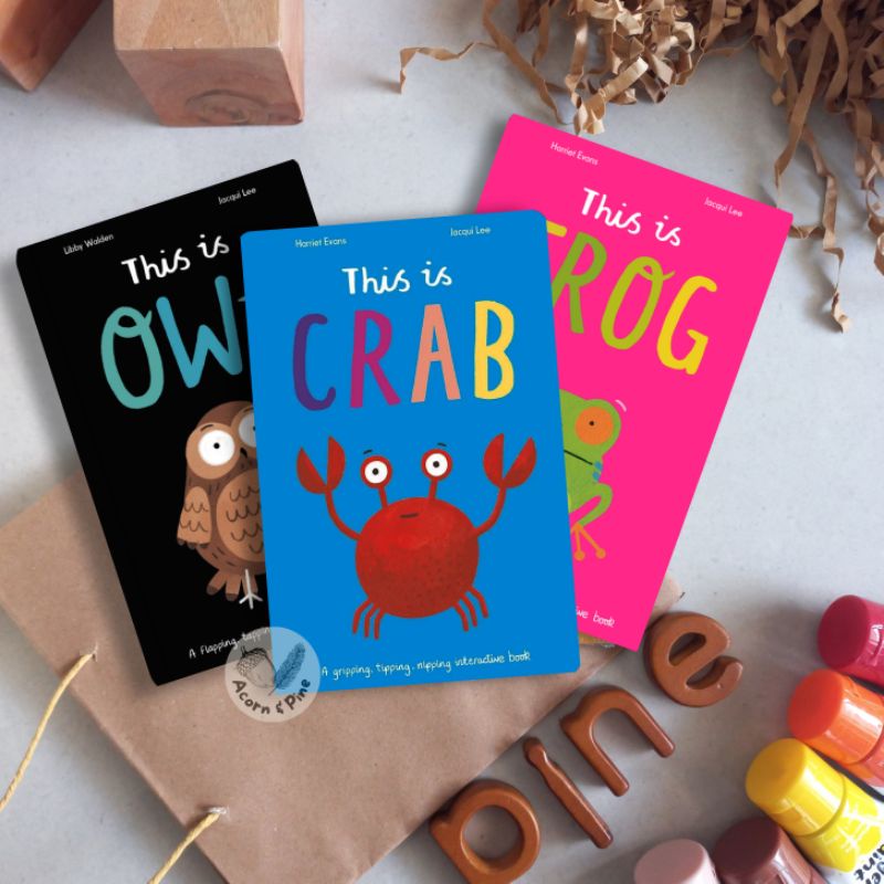 Jual This is Owl / This is Crab / This is Frog by Libby Walden, Harriet ...