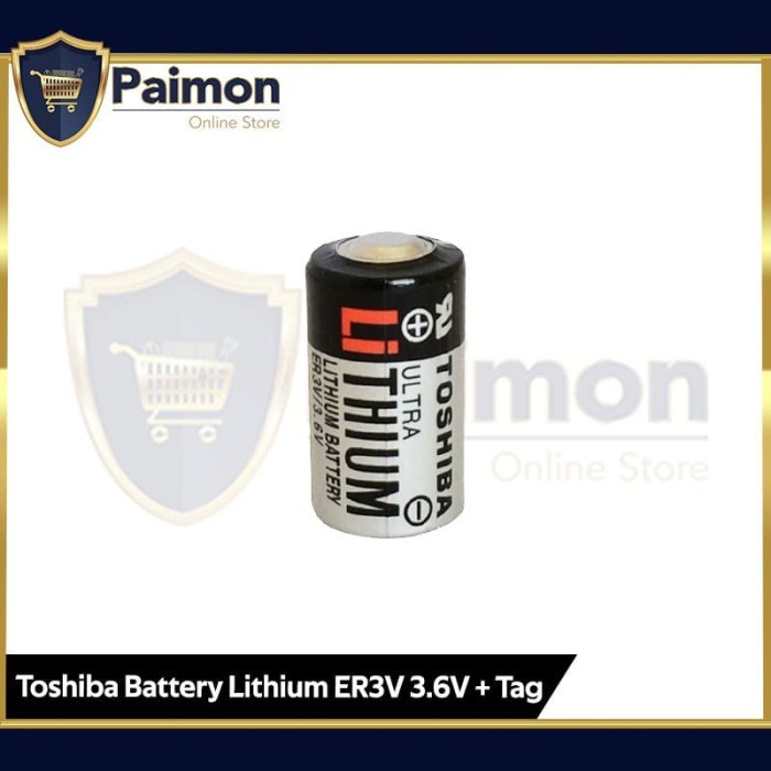 Jual Toshiba Lithium Er3V 3.6V + Tag Plc Lithium Battery | Shopee Indonesia