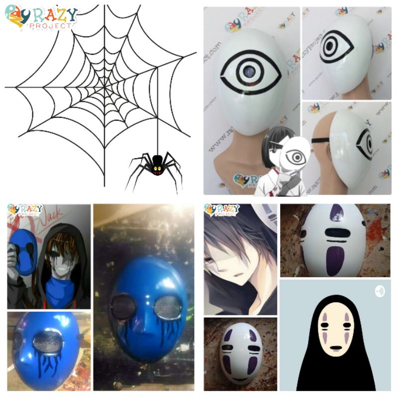 Jual Halloween Scary Ghost Kaonashi No Face Spirited Away Nora Noragami ...