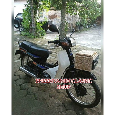Jual Rak Keranjang Kranjang Rotan Bisa Depan Bisa Belakang C50 C70 C90 ...