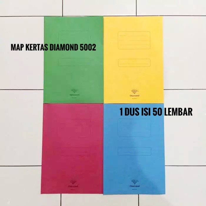 Jual MAP KERTAS DIAMOND 5002 1 DUS ISI 50 LEMBAR | Shopee Indonesia