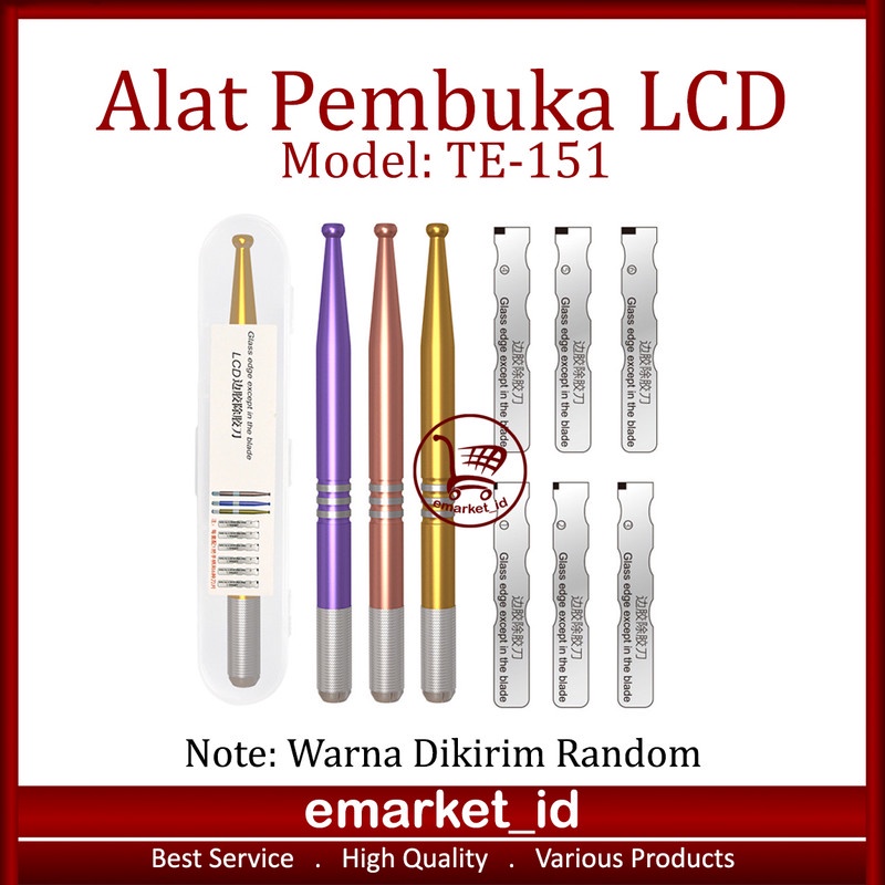 Jual Alat Pembuka LCD TE-151 / Pisau Pelepas Pembersih Lem Touchscreen ...